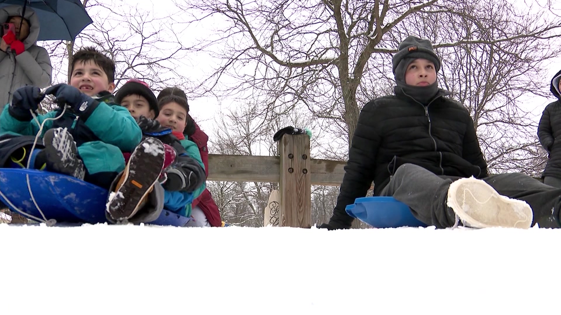 1st real snow day means a packed schedule at Wolfpit Elementary School