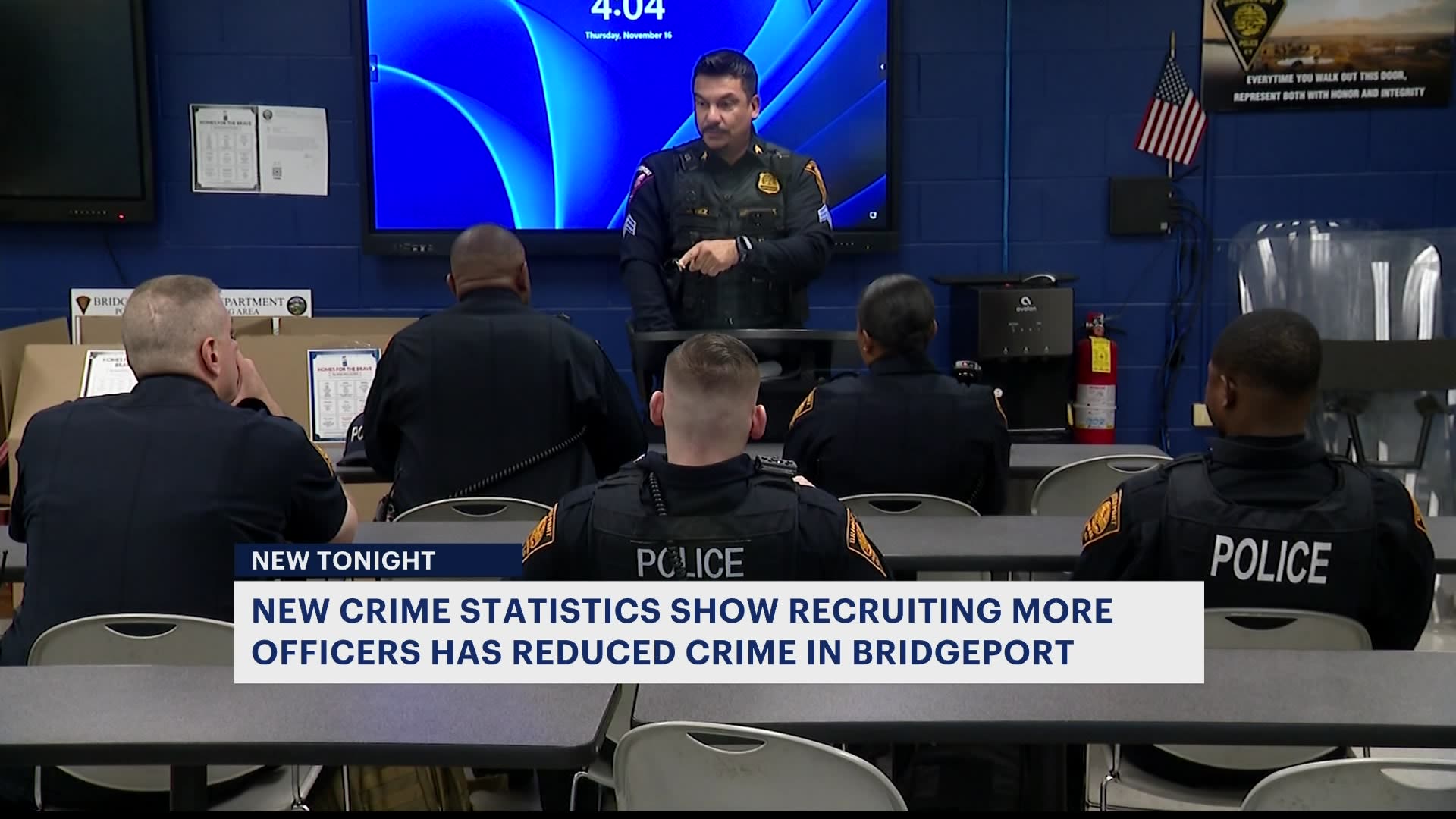 Data: Recruiting more officers led to less crime in Bridgeport