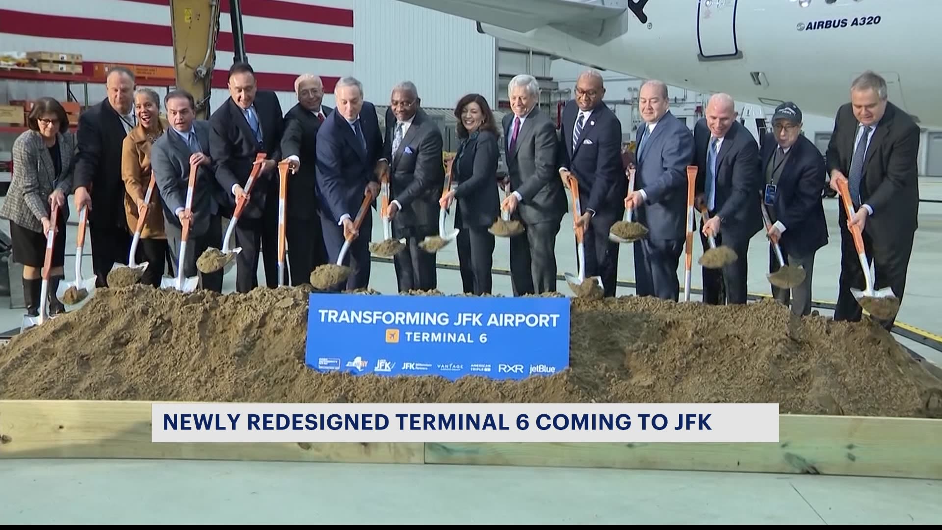 Groundbreaking held for JetBlue’s new terminal held at JFK Int'l Airport