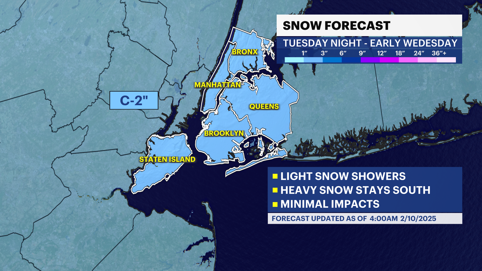STORM WATCH: Sunshine and cold temps in The Bronx; more wintry weather ...
