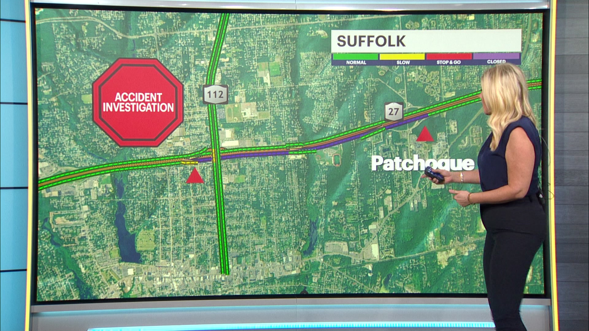 News 12 | Connecticut | Police Eastbound Sunrise Highway Closed At Exit ...