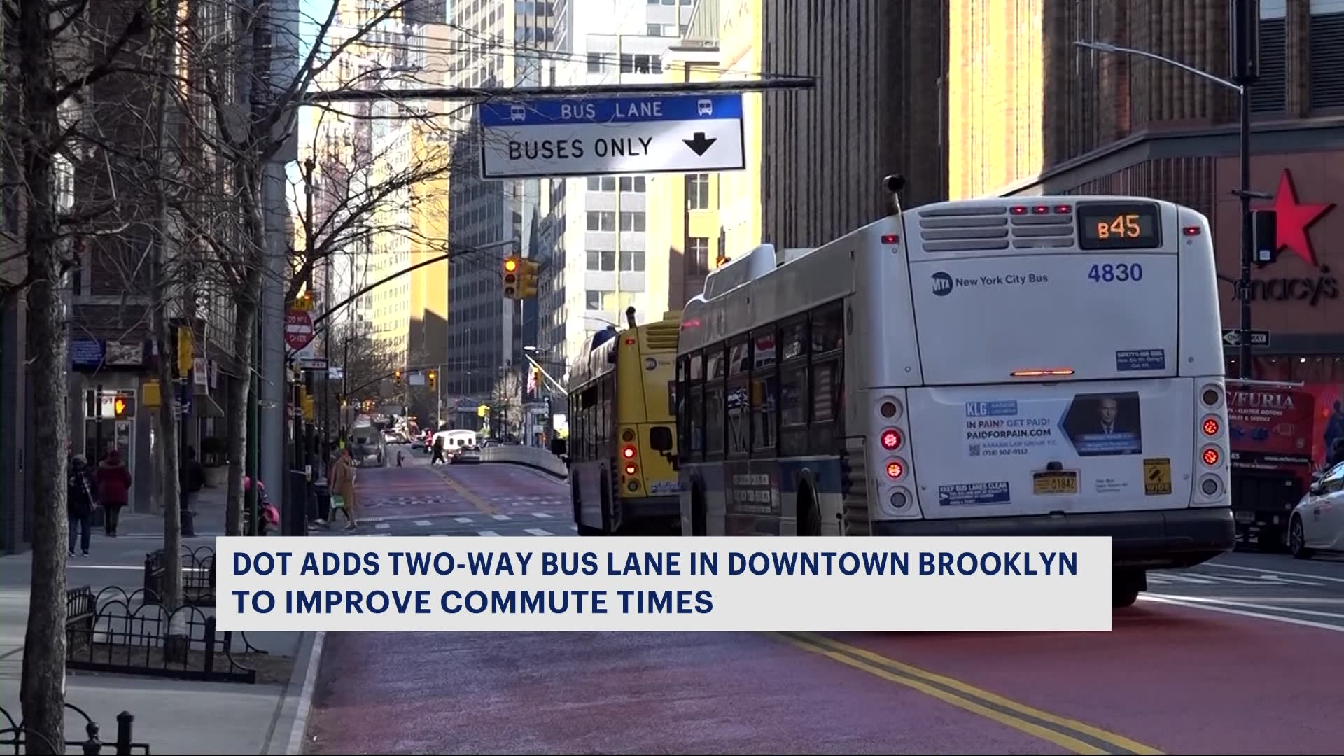 Livingston Street welcomes 2-way bus lane to speed up commutes
