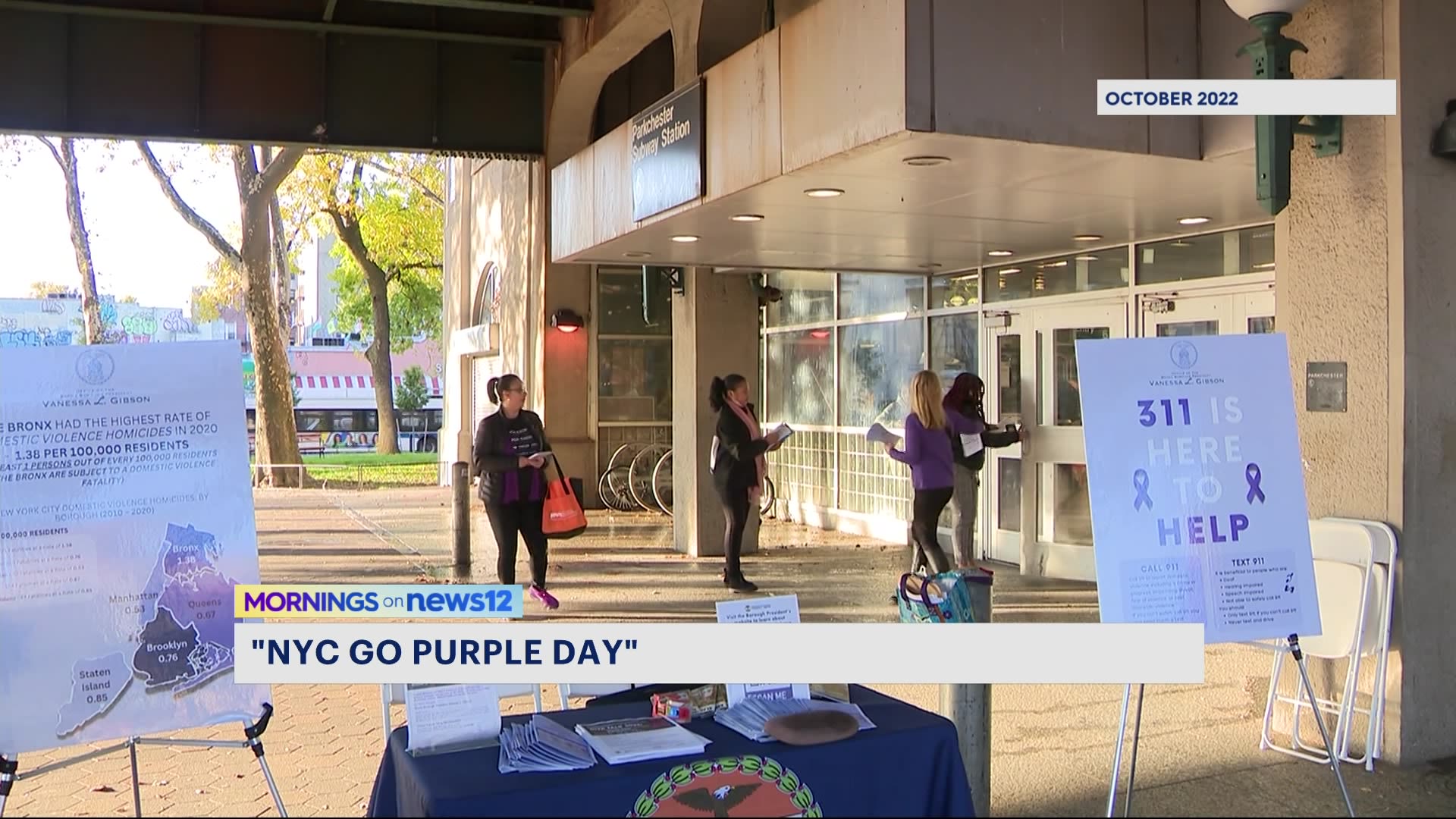 NYC buildings, landmarks to honor Go Purple Day for Domestic Violence ...