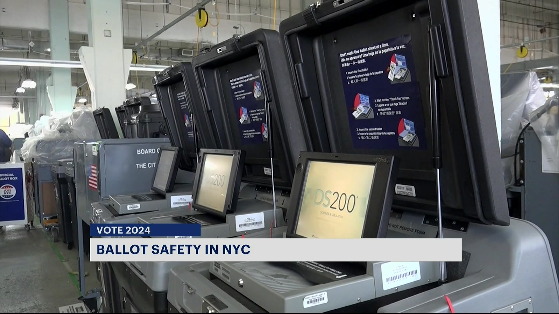 Officials reassure NY voters of election security amid ballots set on ...