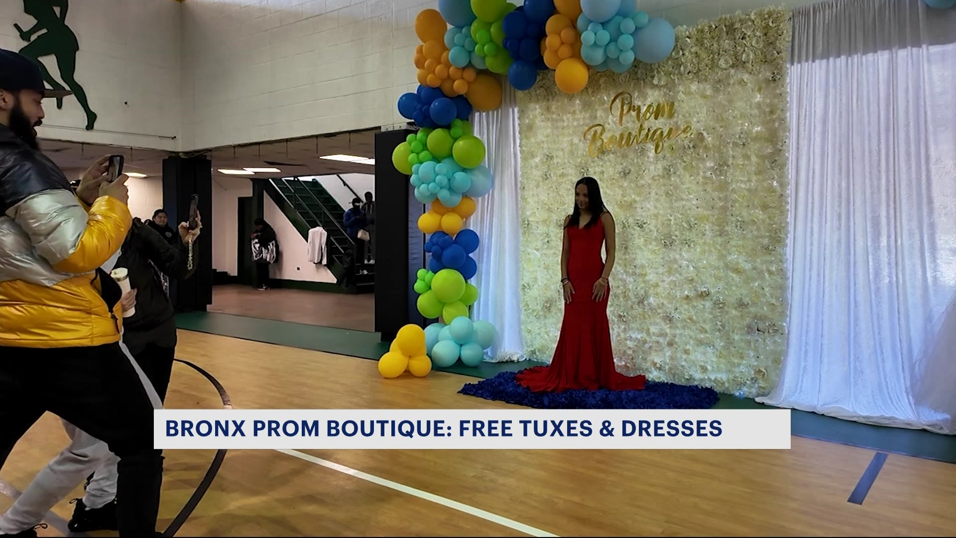 News 12 | Long Island | Students Take Home Free Prom Clothing From ...