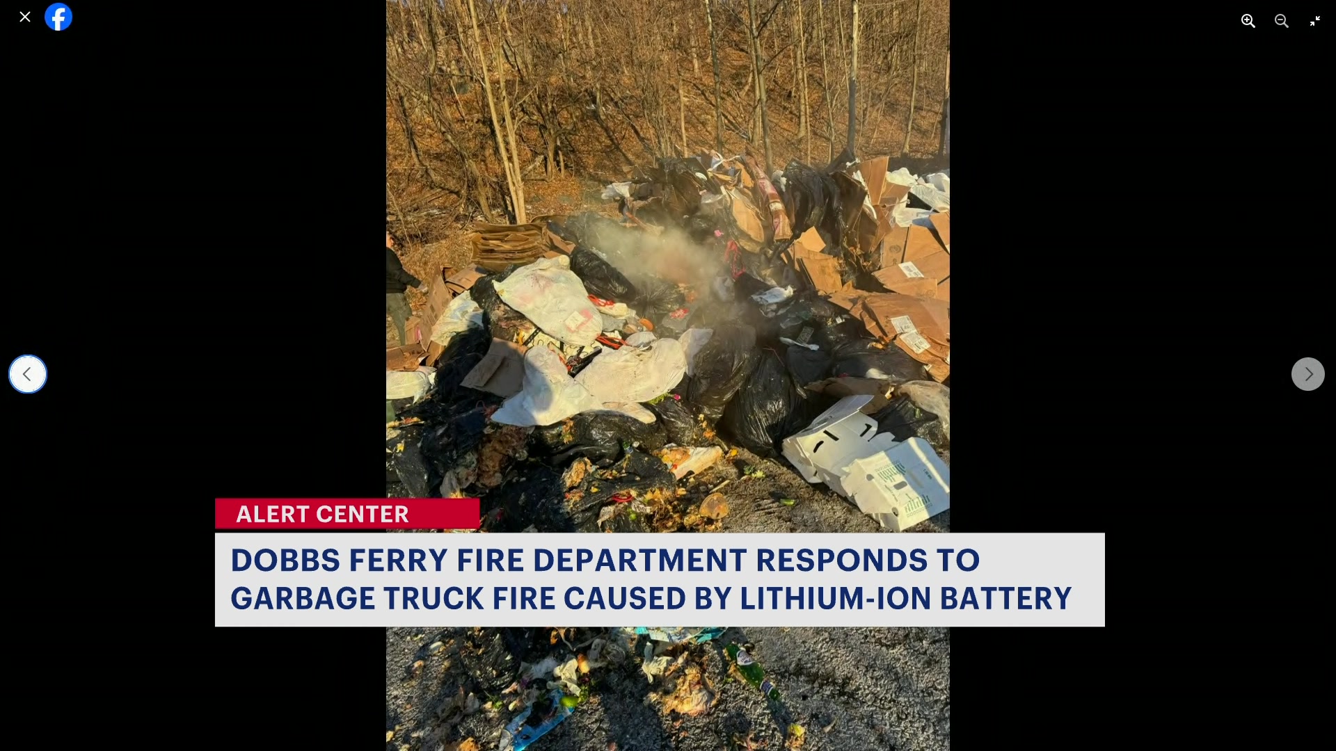 News 12 | Westchester | Lithium Ion Battery Sparks Garbage Truck Fire ...