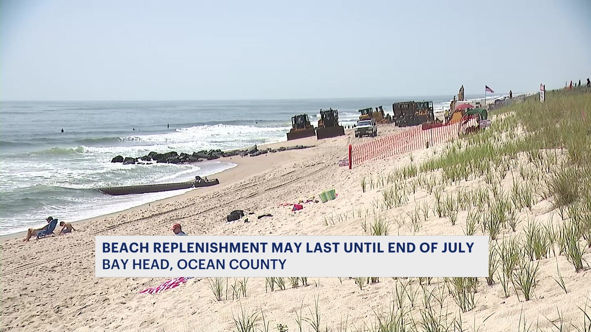News 12 | New Jersey | Officials: Bay Head beach replenishment project ...