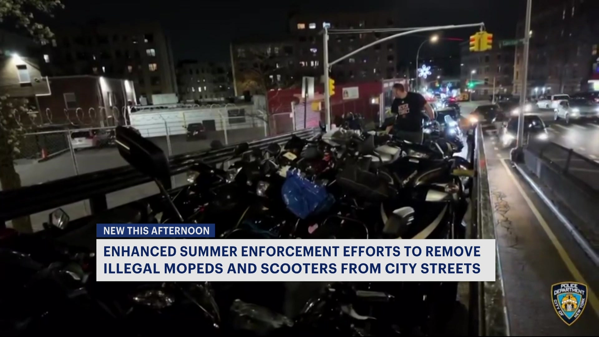 NYPD to step up illegal moped, scooters enforcement efforts