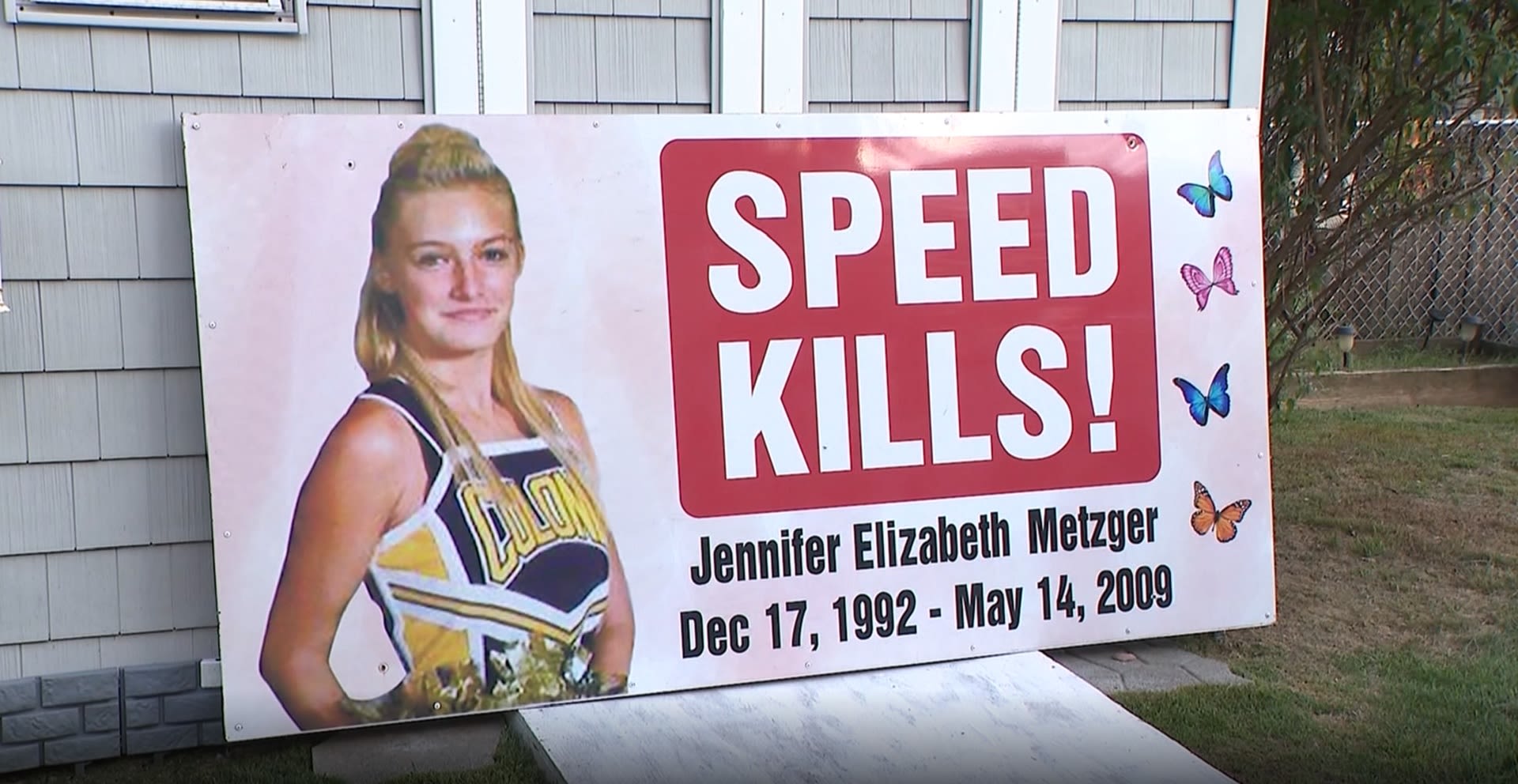 Family of teen killed in crash told to take down sign warning of ...