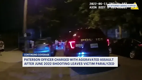 State Files Charges Against A Paterson Police Officer In Shooting Of Man