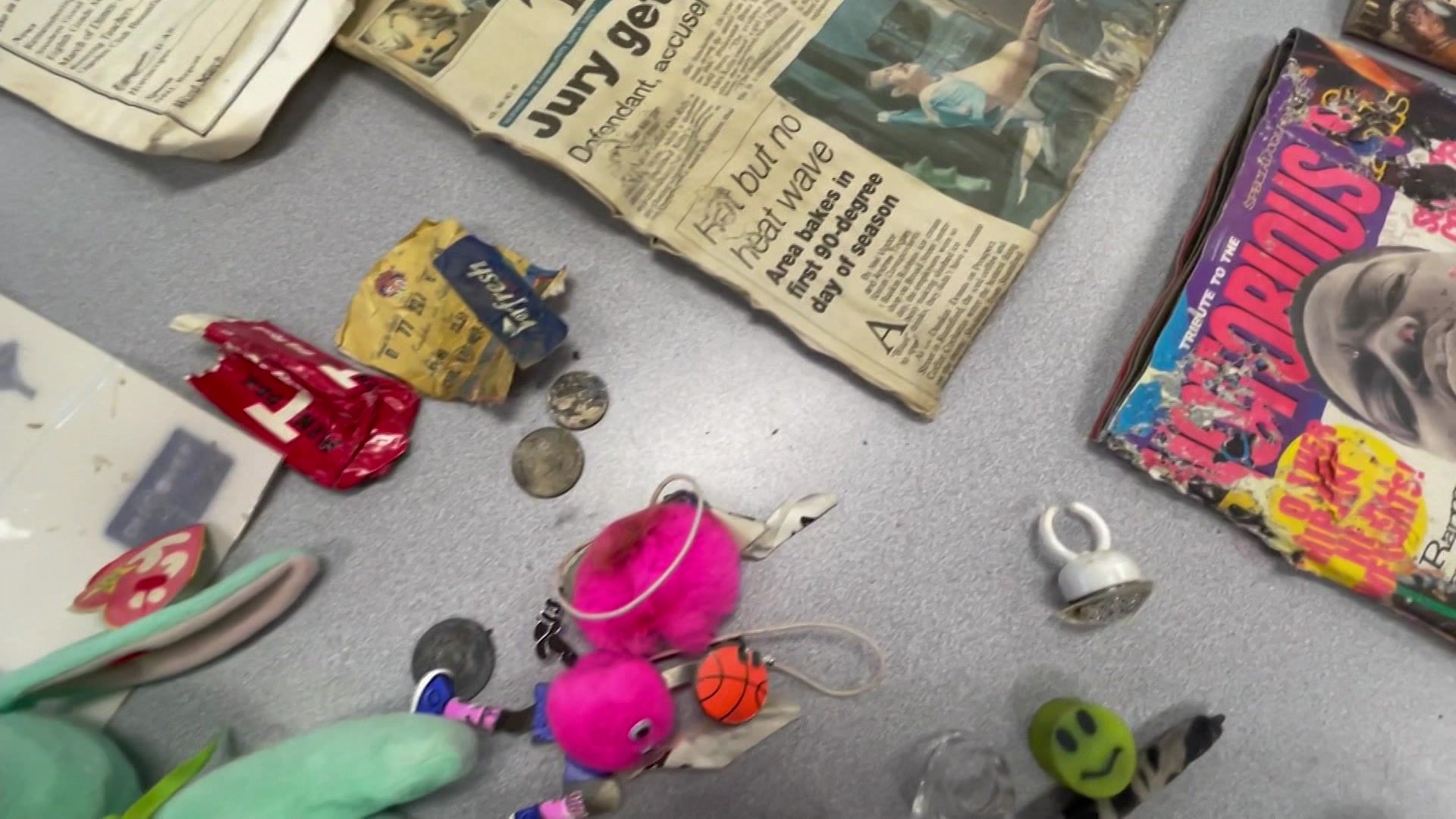 Lost and found: Dolan Middle School time capsule from 1997 unveiled in ...