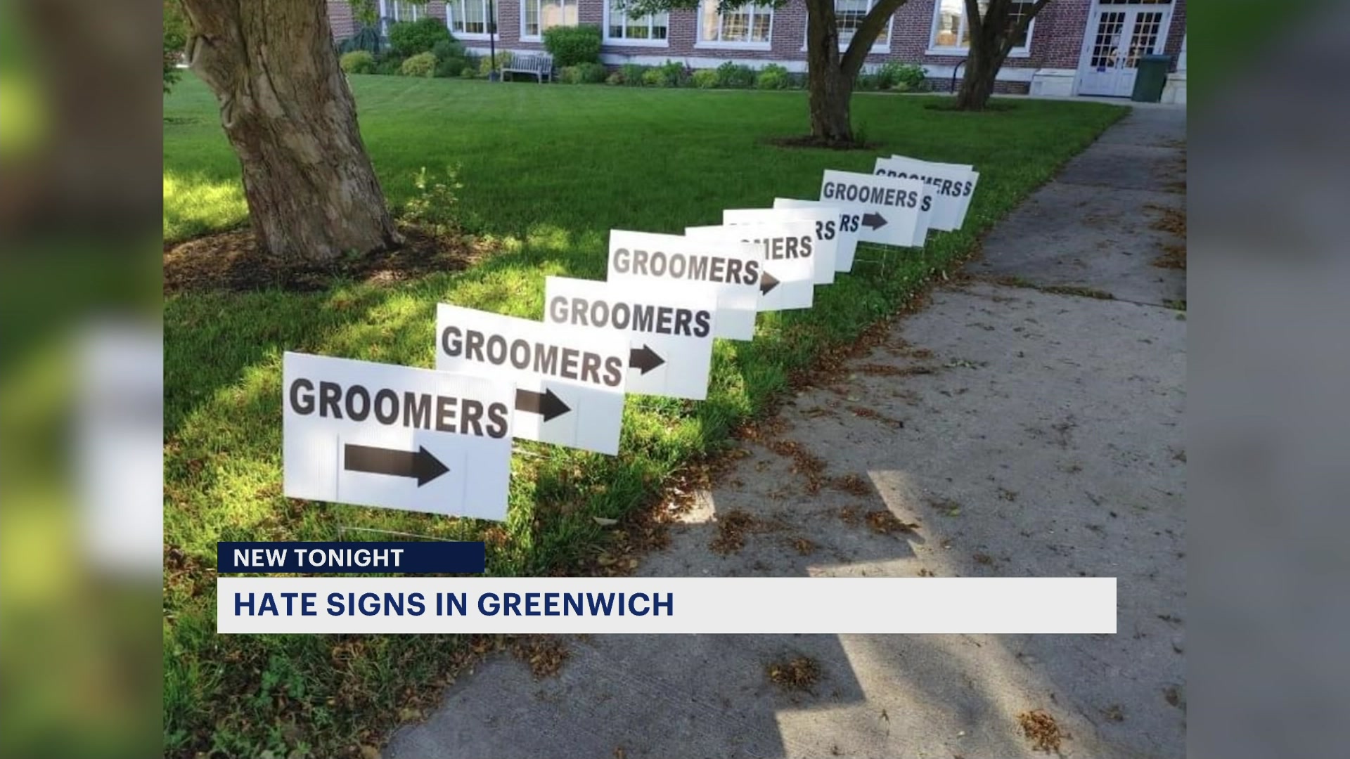 News 12 | Connecticut | Hate signs targeting LGBTQ+ community were ...
