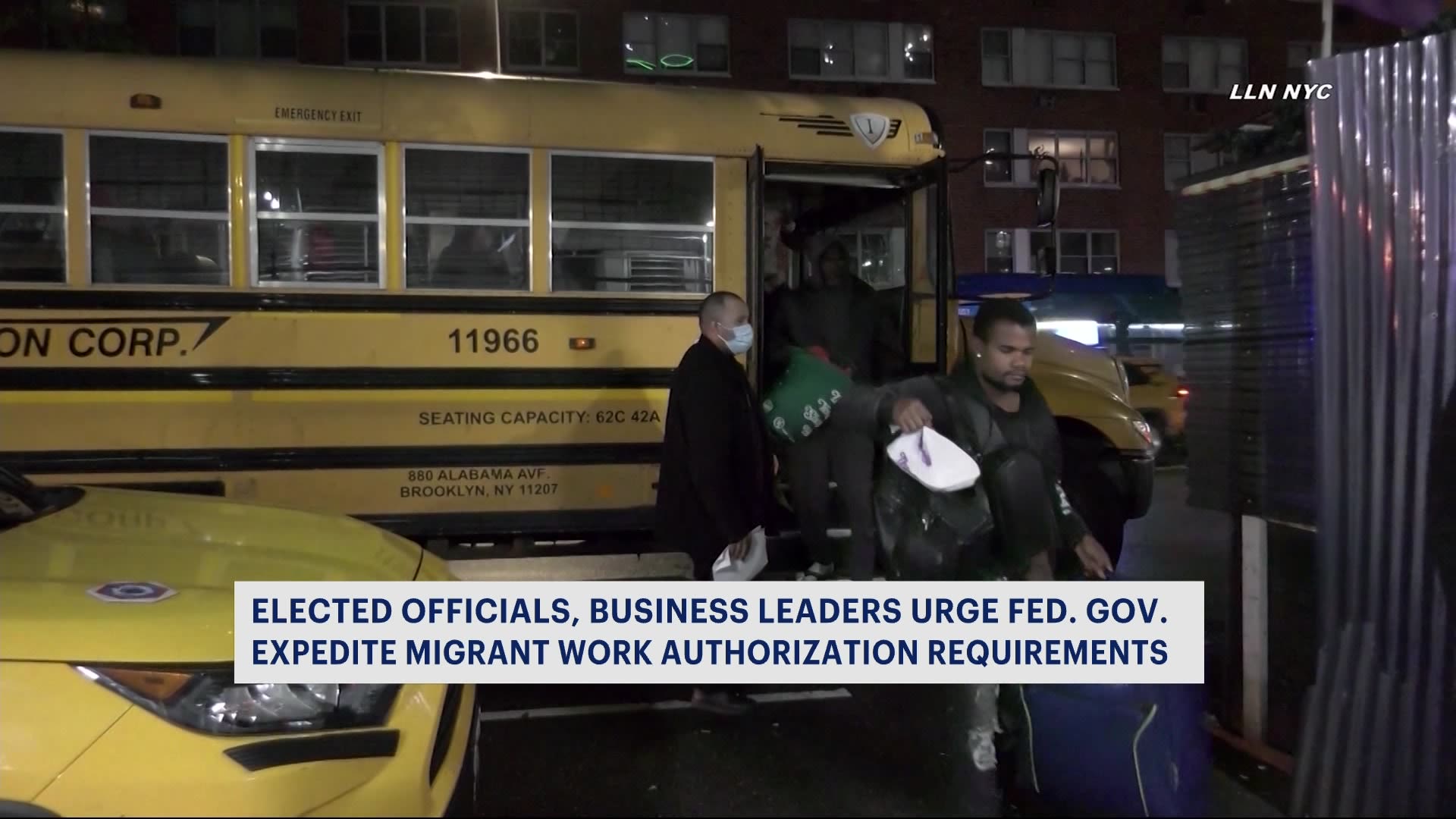 Elected officials calling for expedited work authorization for asylum ...
