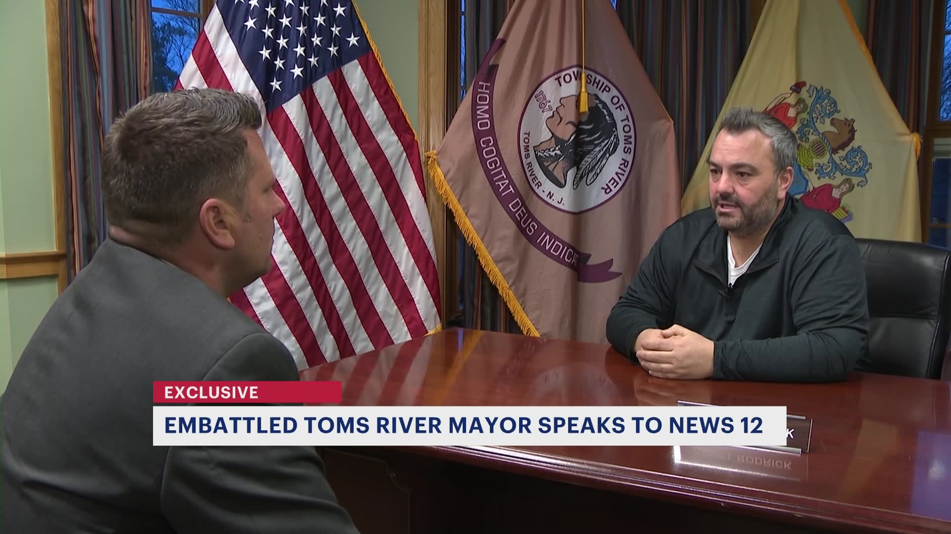 Embattled Toms River mayor speaks to News 12 in exclusive interview