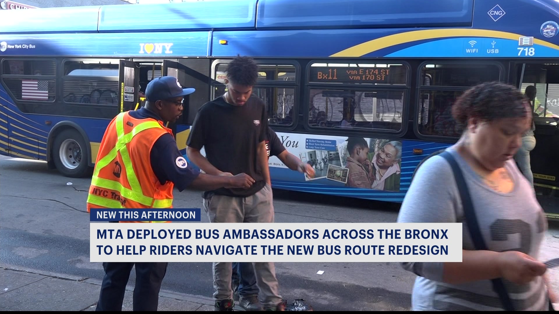 MTA posts 'bus ambassadors' across Bronx bus stops to assist commuters