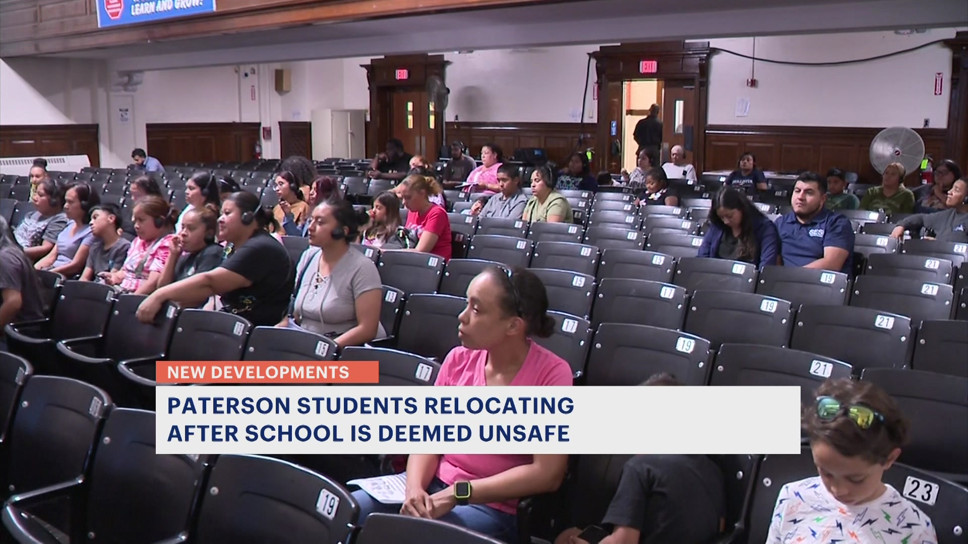 Paterson holds meeting for parents of School No. 3 which was shut down