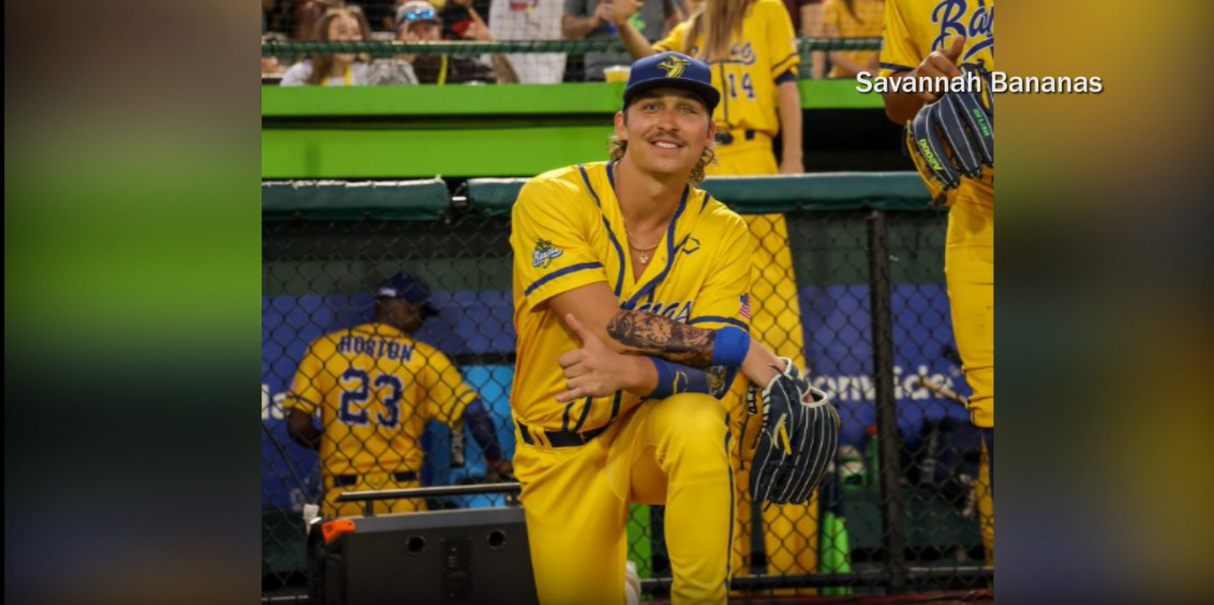 Savannah Bananas player from Trumbull overcomes serious eye injury to ...