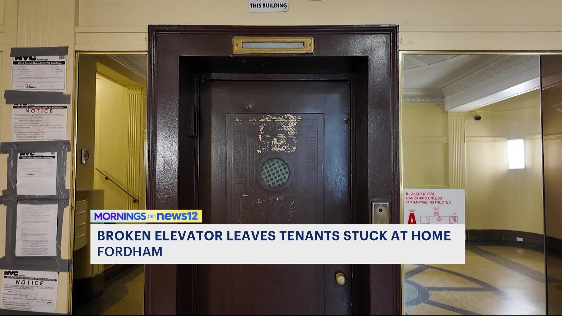 News 12 | Bronx | Fordham Tenants Stuck Inside Units For Over A Month ...