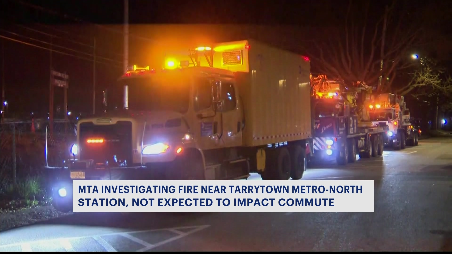 Overnight fire near Tarrytown Metro-North station causes slight delays ...