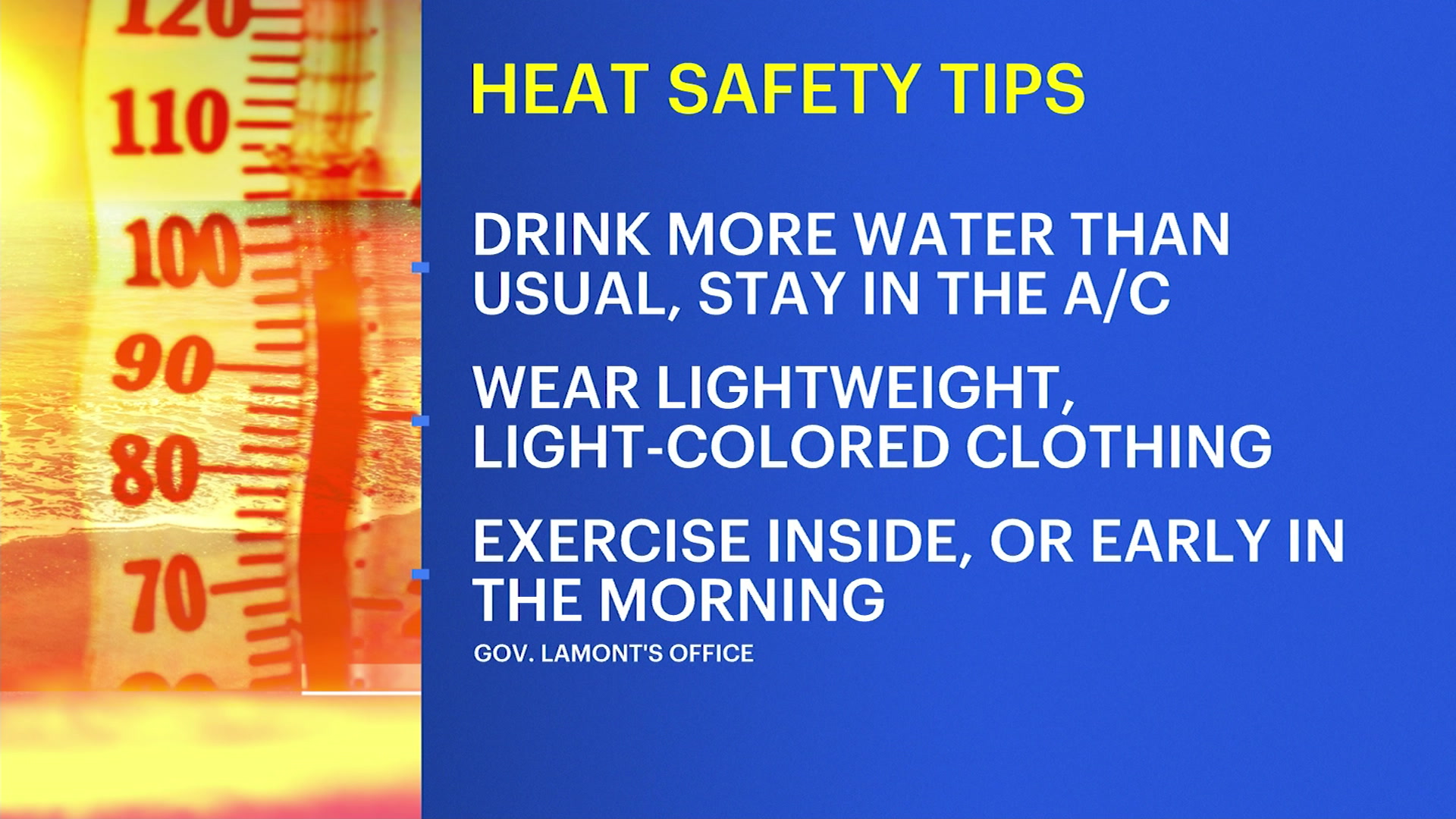 Experts share tips to staying cool and safe in the heat