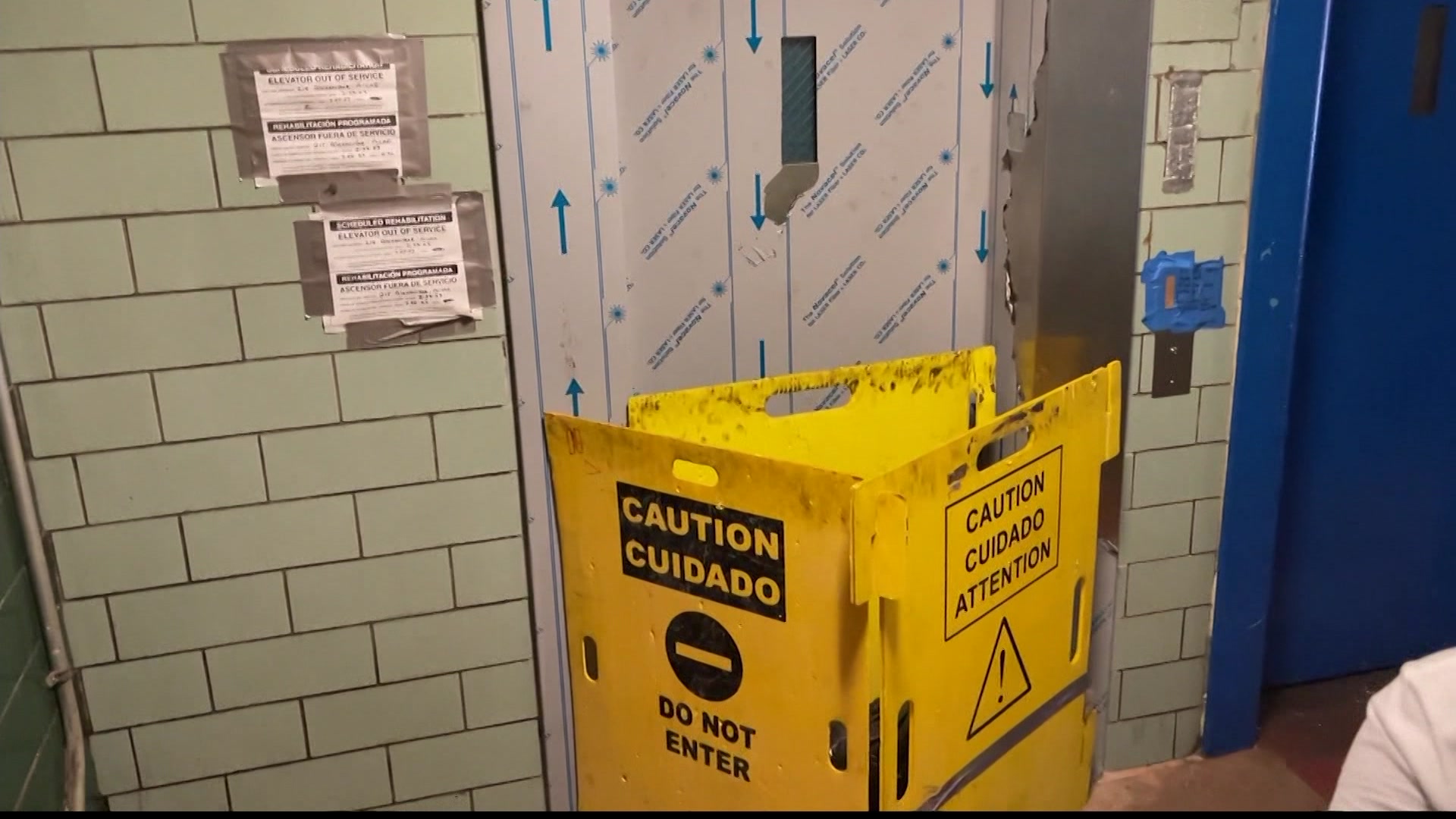 Elevators out of service at Mitchell Houses