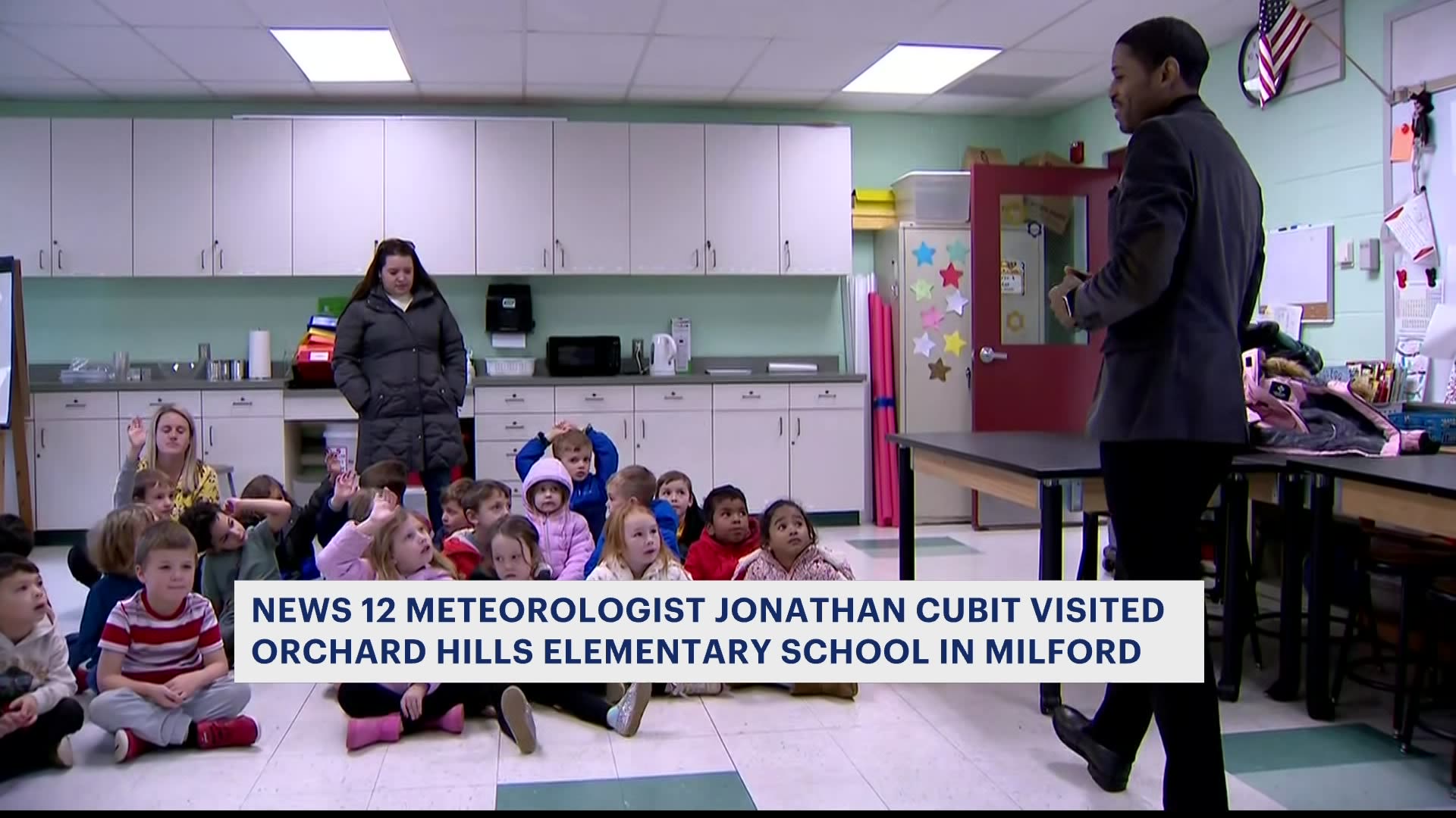 Jonathan Cubit visits students at Orchard Hills Elementary School in ...