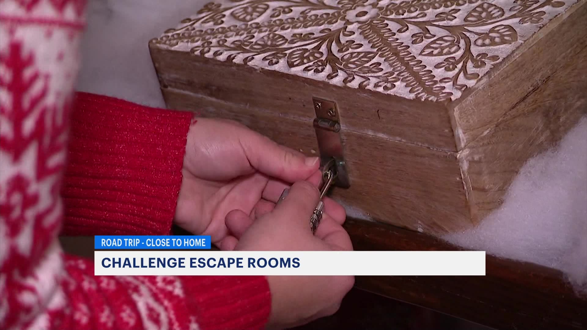 Family fun at the holiday Challenge Escape Rooms in Rockville Centre