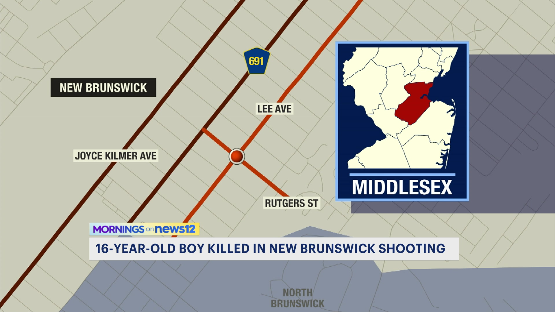 News 12 | New Jersey | 16-year-old killed in New Brunswick shooting