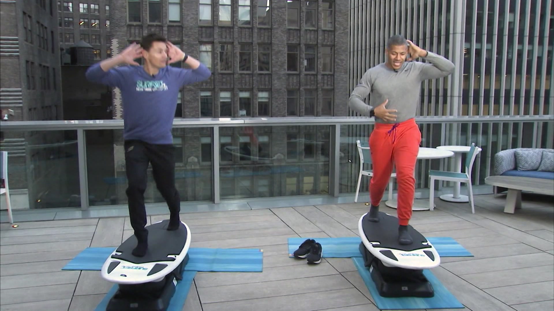 Fitness in Four Minutes: Surfing works your triceps, biceps, abs, quads ...