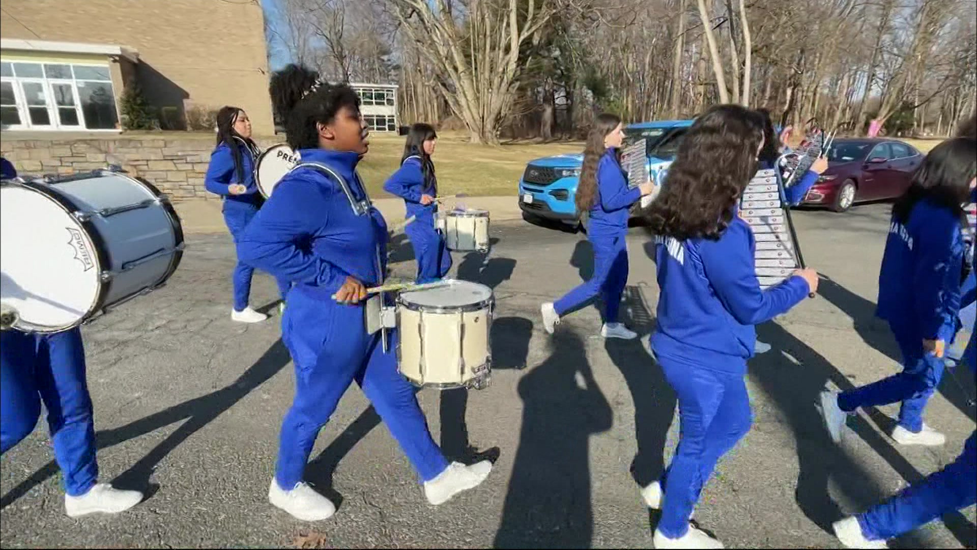 News 12 | Westchester | All Girls Maria Regina Hs Marching Band ...