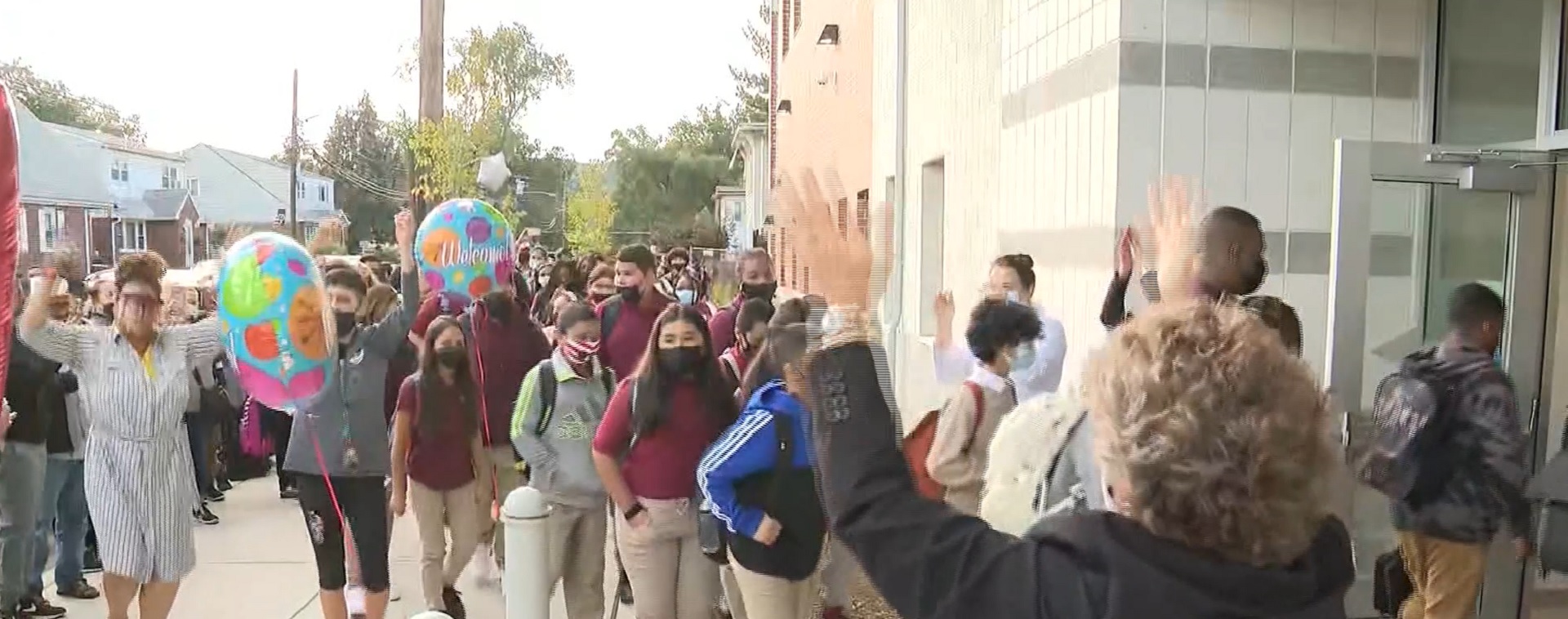 Students return to classroom for 1st day at Paterson's Joseph A. Taub ...