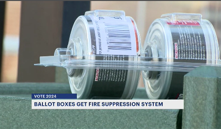 Connecticut ballot boxes get fire suppression system after ballots ...