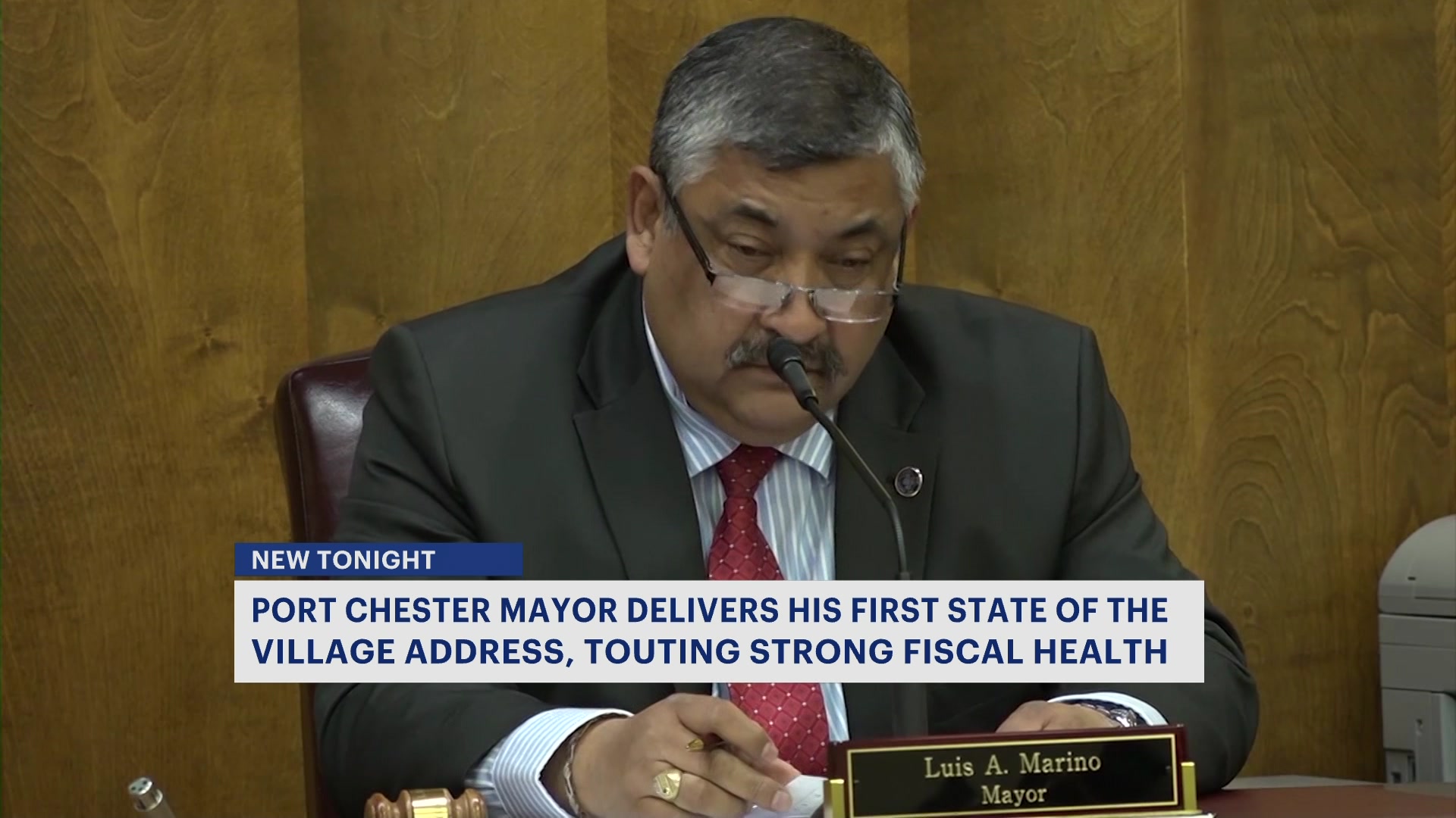 News 12 | Westchester | Port Chester Mayor Touts Villages Strong Fiscal ...