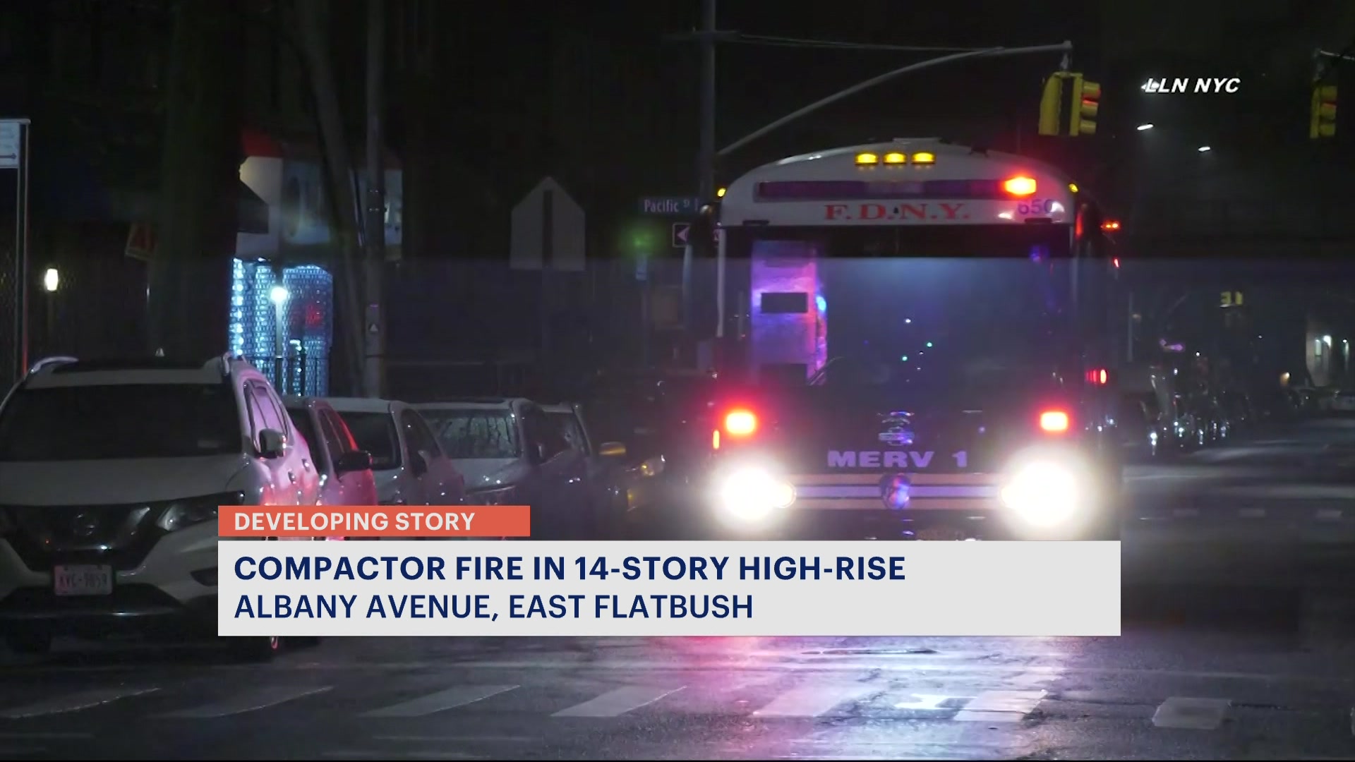 News 12 | Bronx | Fdny Battles Compactor Fire At East Flatbush High Rise