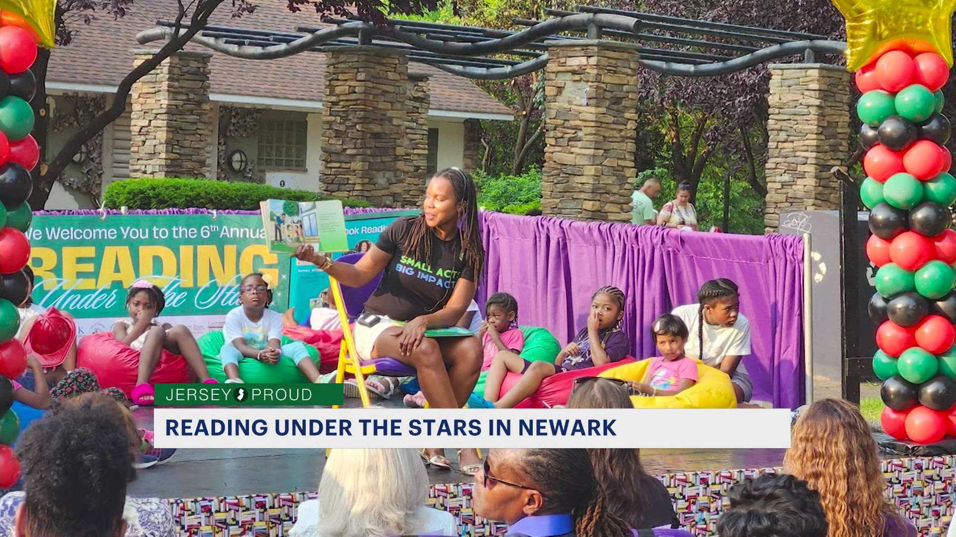 Jersey Proud: Newark holds annual ‘Reading Under the Stars’ event