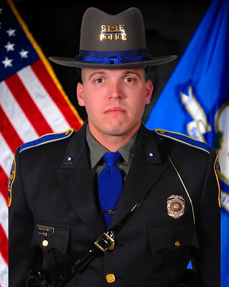Suspect charged in state trooper death, as victim's hometown says goodbye