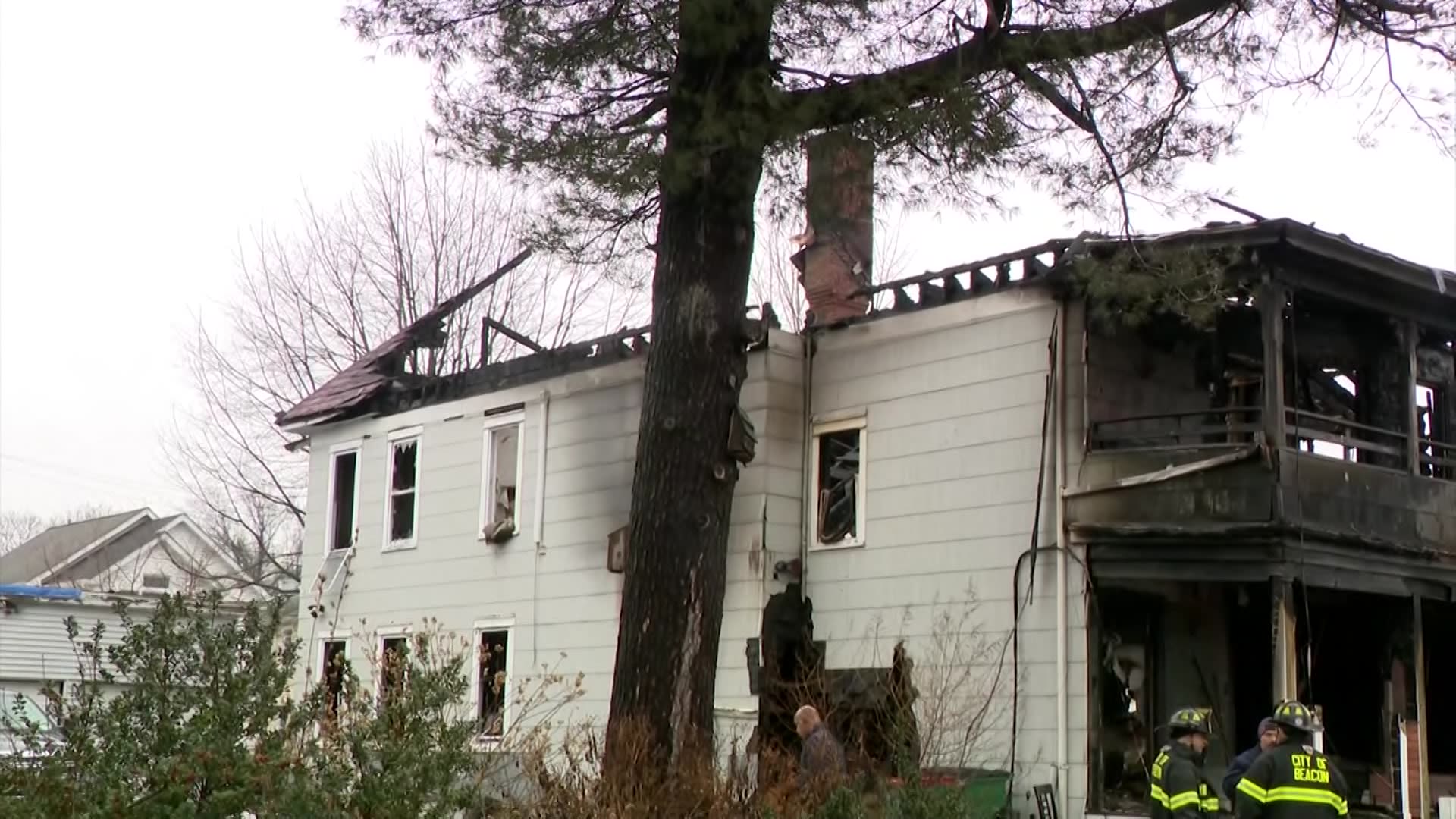 Officials: Third firefighter was hurt during Beacon house fire