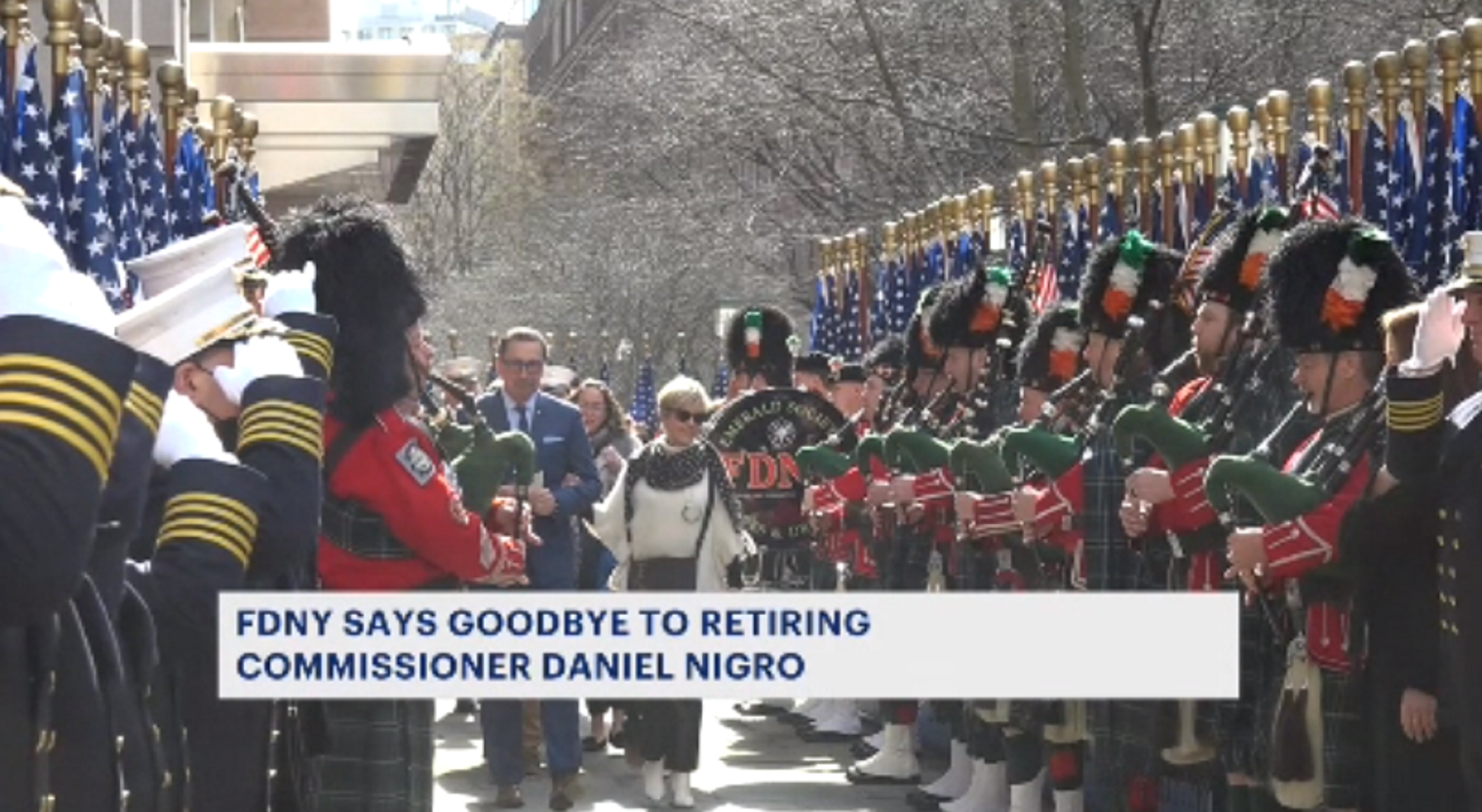 Firefighters give retiring FDNY Commissioner Daniel Nigro emotional ...