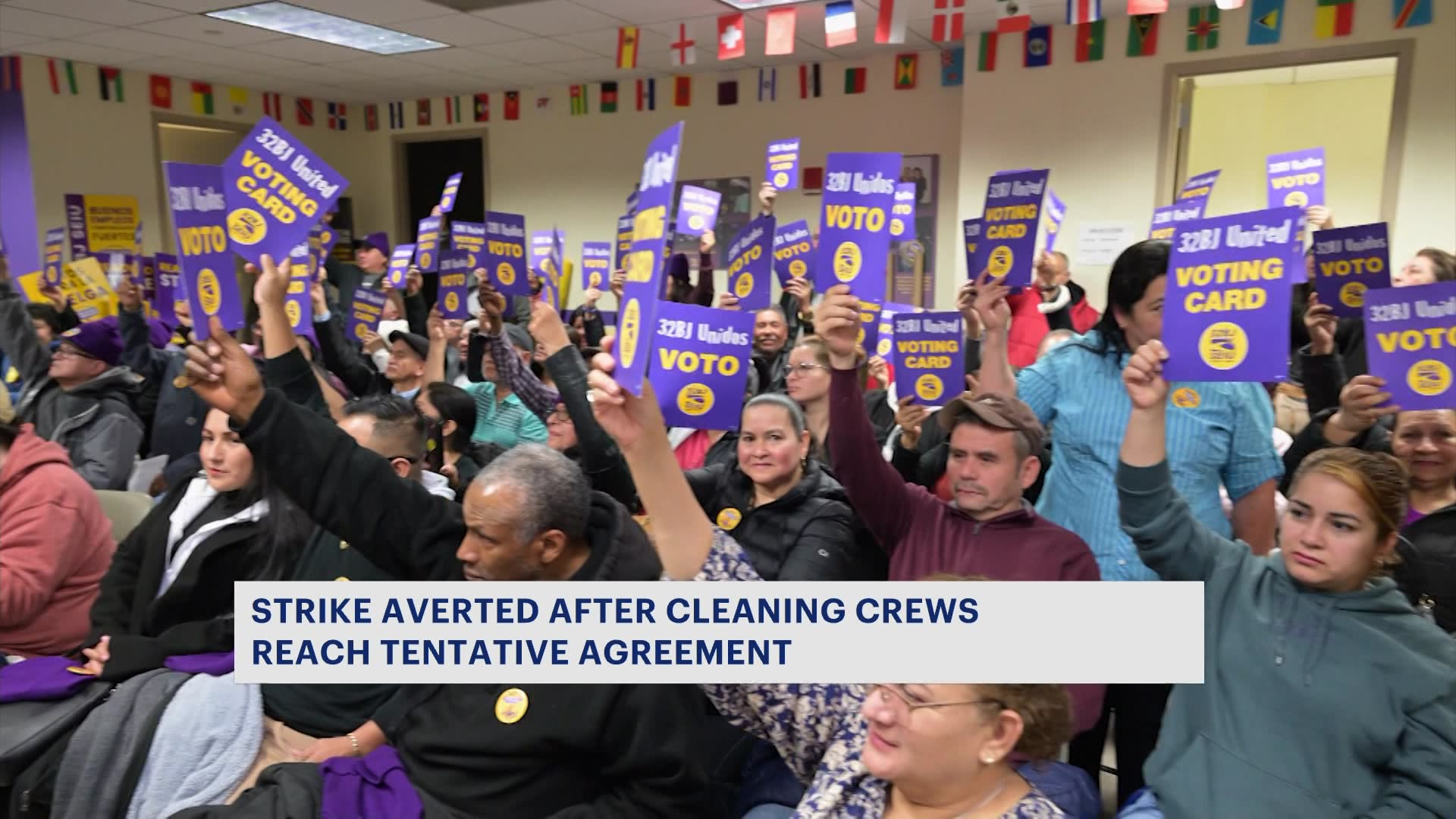 Cleaning workers union agreement averts strike with improved contract