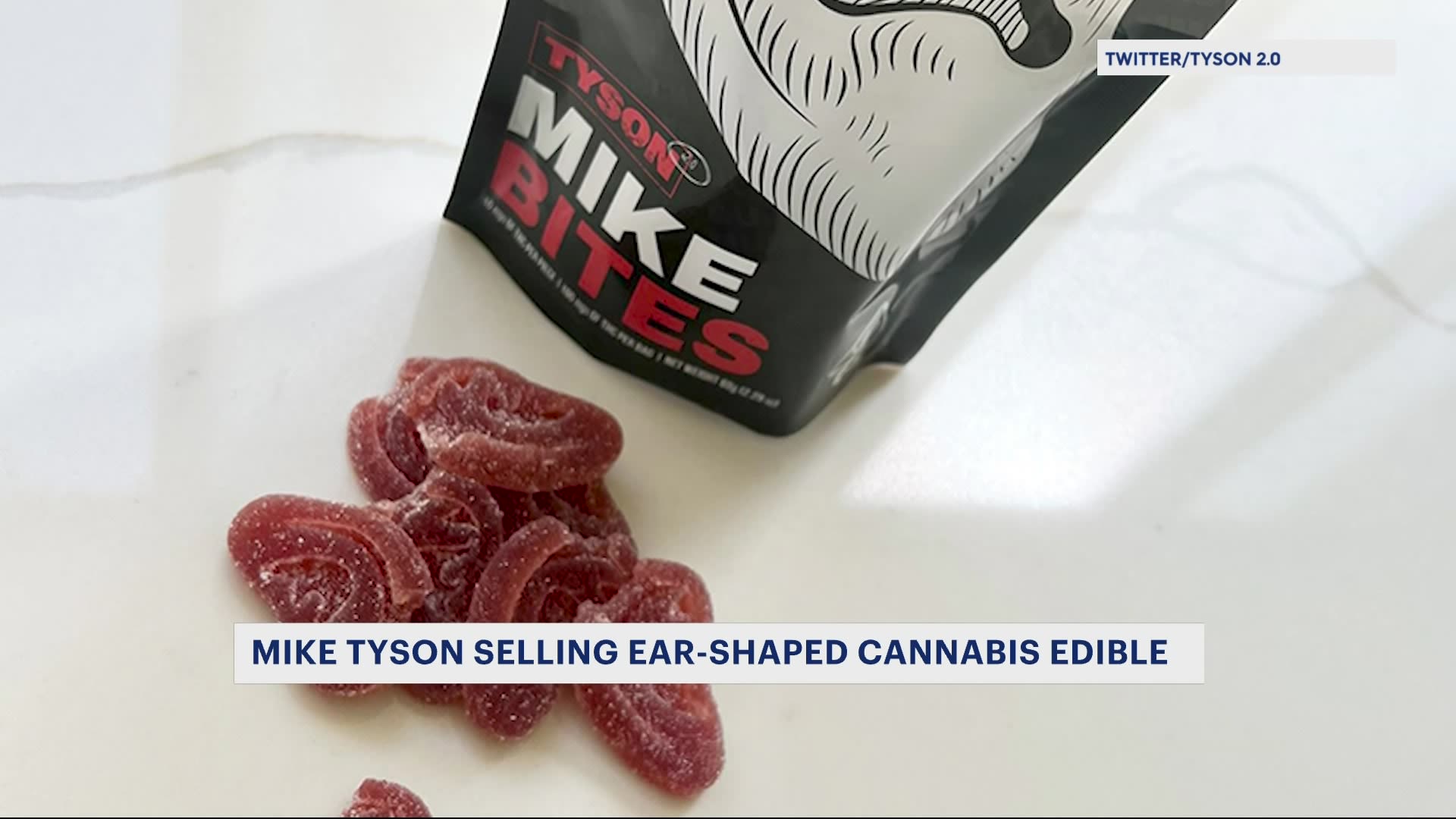 Iconic boxer Mike Tyson releases ear-shaped edibles 'Mike Bites'
