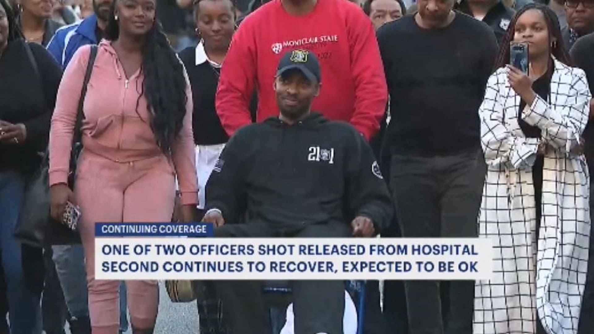 Newark police officer shot in leg released from hospital; 2nd officer ...