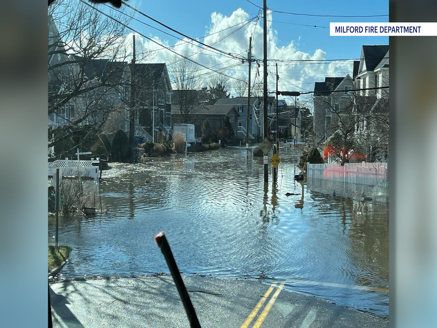 Post-storm flooding impacts roads and neighborhoods across Connecticut