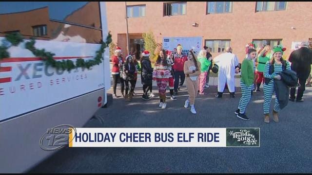 Holiday Cheer Bus Elf Ride brings joy to kids fighting cancer