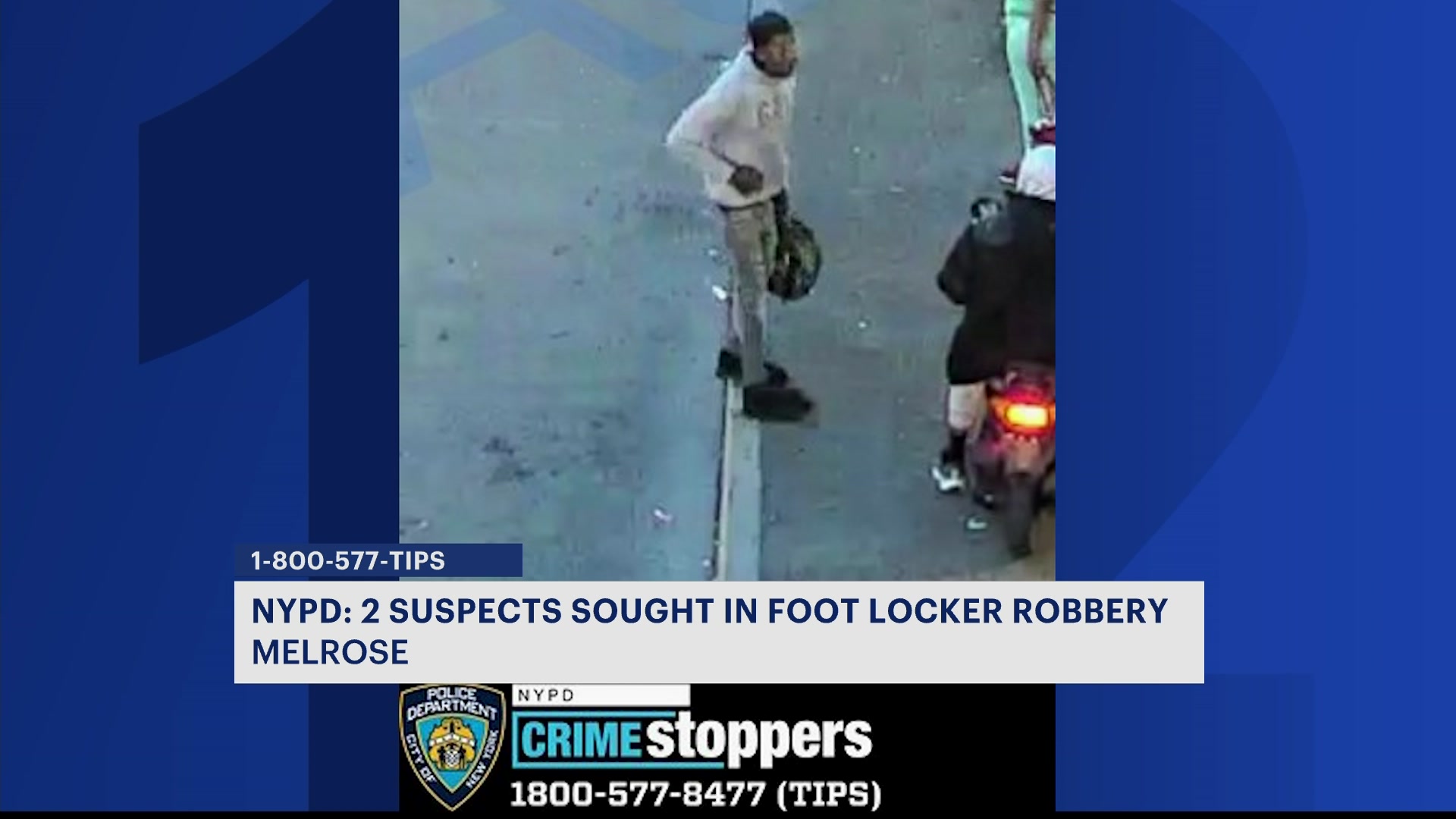 Police: 2 suspects wanted for stealing clothes at Foot Locker in Melrose
