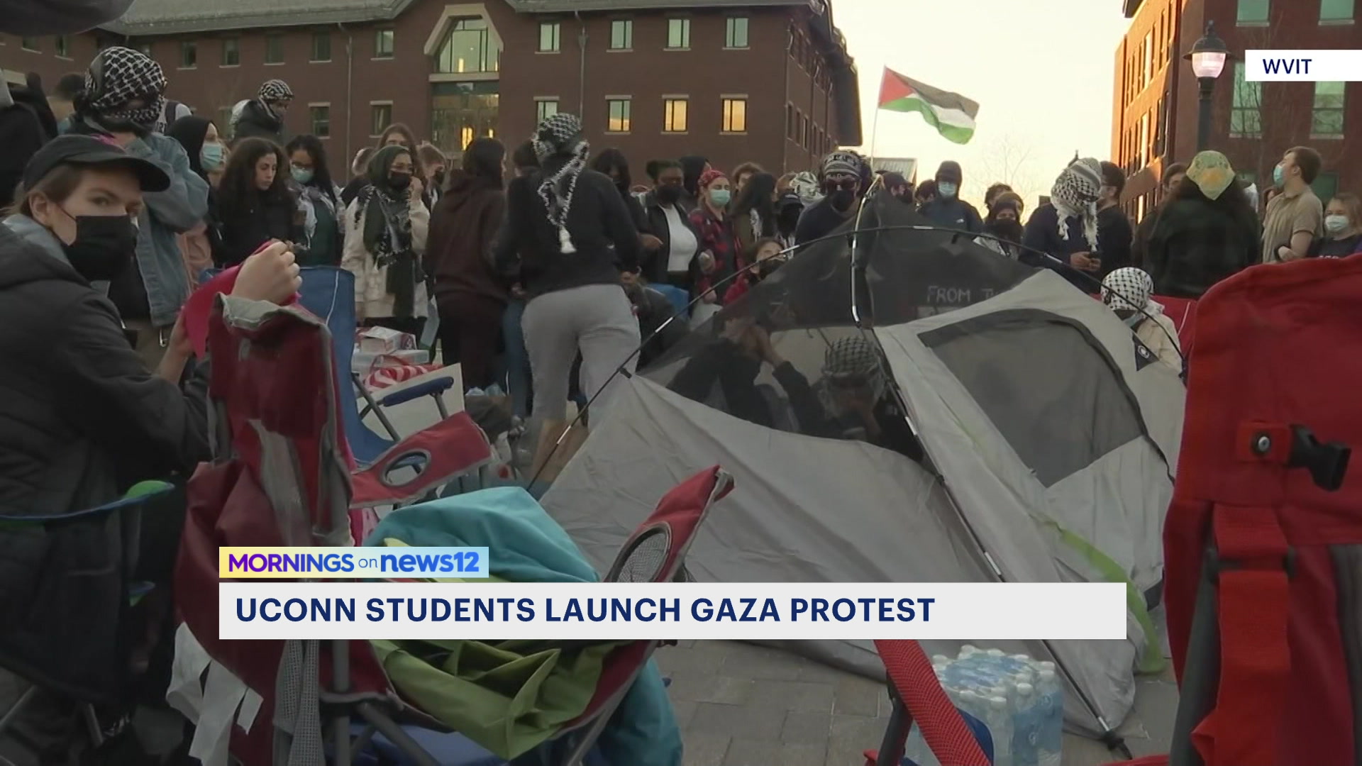 Police: Man arrested for attempting to push officer during UConn protest