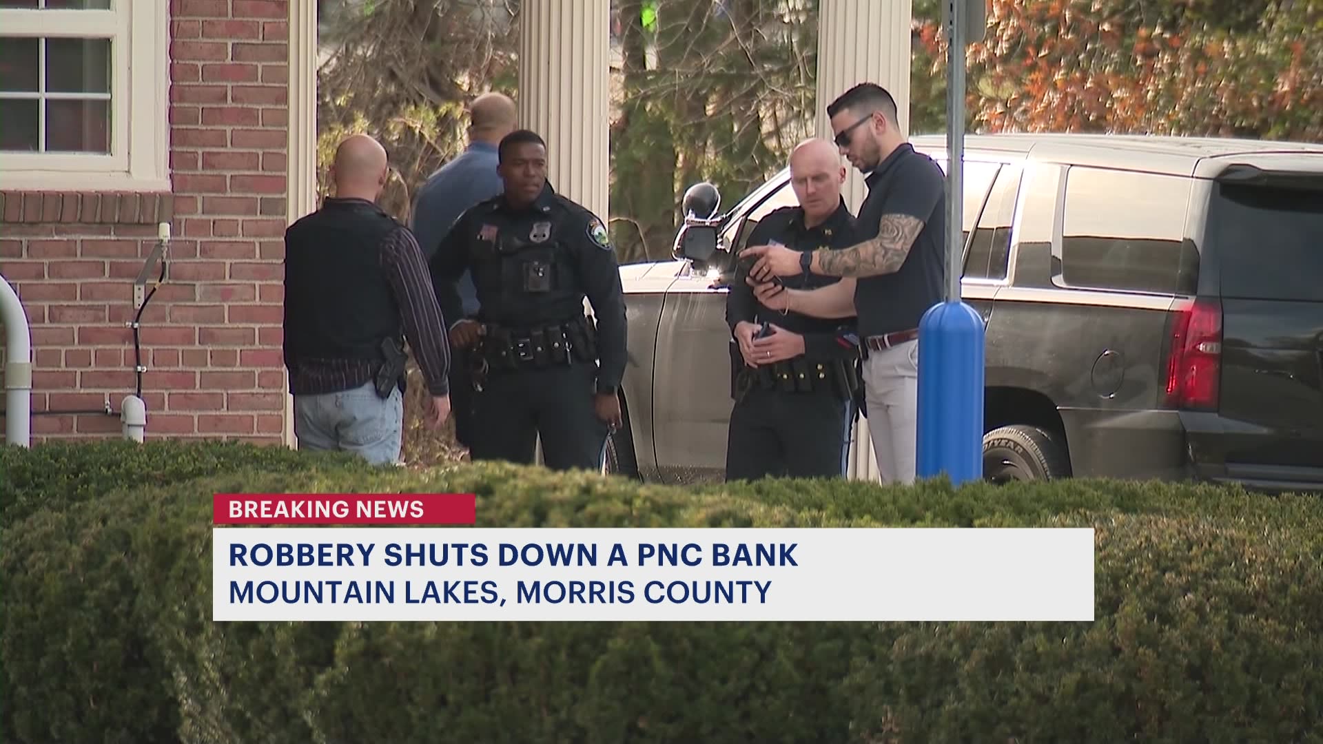 Police: Mountain Lakes PNC Bank robbed, suspects on the loose