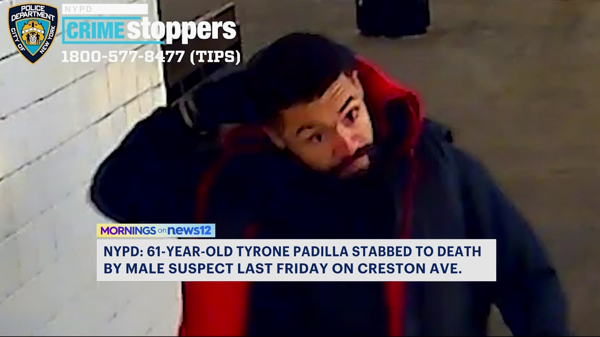 News 12 | Bronx | Police Release Video Of Suspect Linked To Fatally ...