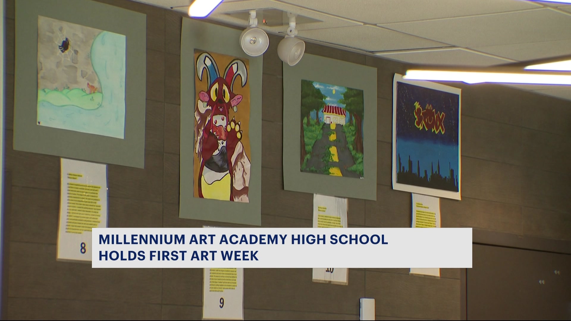Millennium Art Academy High School holds first Art Week showcase