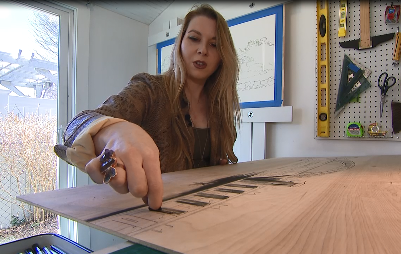 East End: Kelly Franke's Linear Landscapes