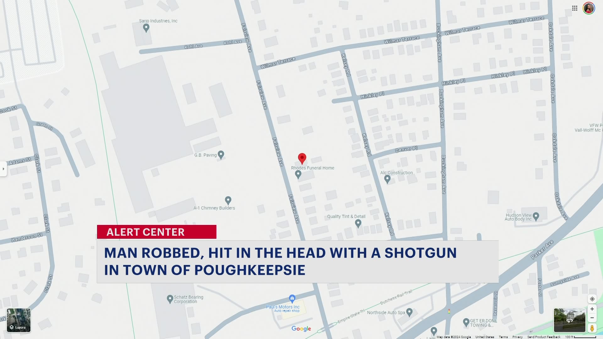 Victim robbed by group of men, hit in the head with shotgun